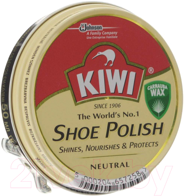 Kiwi Shoe Polish (50мл, бесцветный) Крем для обуви купить в Минске ...