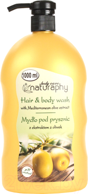 Naturaphy С экстрактом Оливы С дозатором (1л) Гель для душа купить в ...