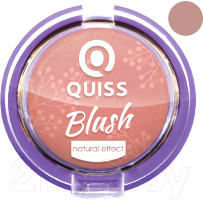 Quiss Blush Natural Effect 05 12г Румяна купить в Минске, Гомеле ...