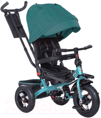 Black Aqua HLF-5099 (морская волна) Трехколесный велосипед с ручкой ...