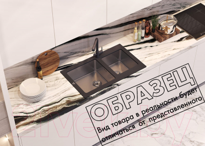 Tolero TTS-840 (серый металлик) Мойка кухонная (раковина) купить в ...