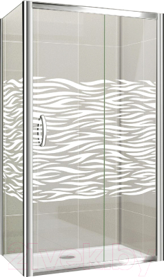 Good Door Infinity WTW-120-W-CH + SP-80-W-CH Душевой уголок купить в ...