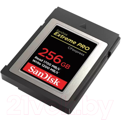 SanDisk Extreme Pro CF Express Card Type B 256GB (SDCFE-256G-GN4NN ...