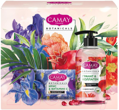 Camay Botaniсals 2021 жидкое мыло 280мл+твердое мыло 85мл Набор ...