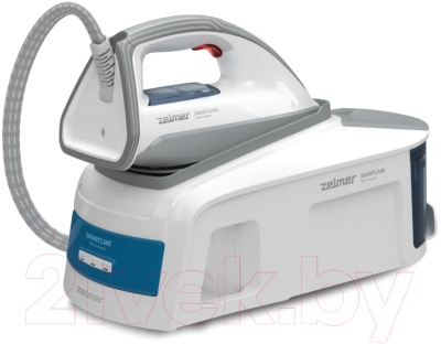 Zelmer ZIS6450 Smartcare (белый/серый/синий) Утюг с парогенератором ...