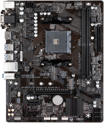 Gigabyte GA-A320M-S2H Rev.3.1 Материнская плата купить в Минске, Гомеле ...