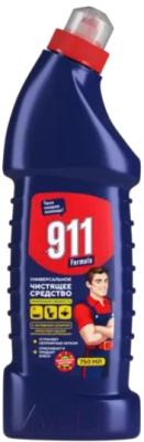 911 Formula Гель Лимонная свежесть (750мл) Универсальное чистящее ...