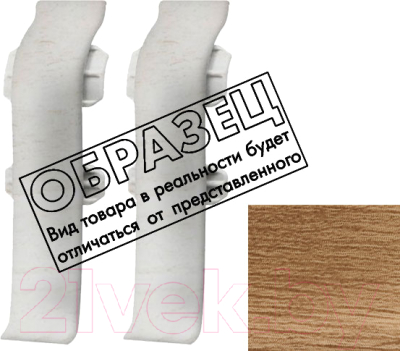 Arbiton LM 55 Античный дуб (2шт) Соединитель для плинтуса купить в ...