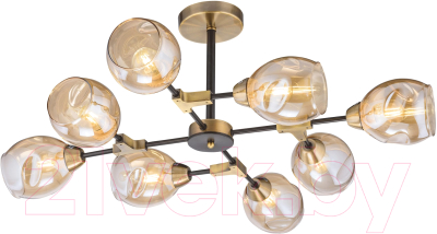 Rilon Lighting Престиж 74334/8 Bronze+Black Люстра купить в Минске ...