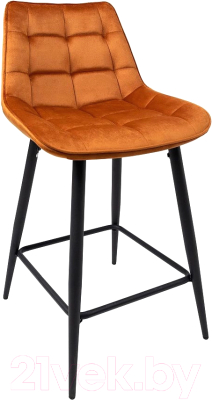AksHome Linx (кирпичный велюр G062-24/черный) Стул барный купить в Минске, Гомеле, Витебске ...