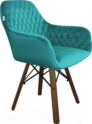 Sheffilton SHT-ST38/S70 (альпийский бирюзовый/темный орех/черный) Стул купить в Минске, Гомеле ...
