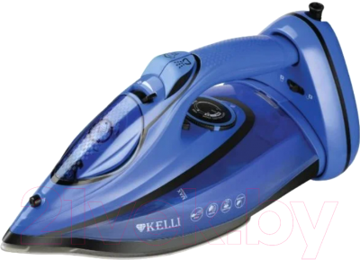 Kelli KL-1650 синий Беспроводной утюг купить в Минске, Гомеле, Витебске, Могилеве, Бресте, Гродно