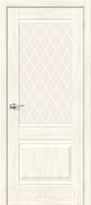 el'Porta Эко Прима-3 80x200 (Nordic Oak/White Сrystal) Дверь ...