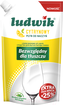 Ludwik Лимон саше (450г) Средство для мытья посуды купить в Минске ...