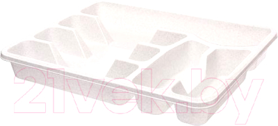 Эльфпласт ЕР088 (белый) Органайзер для столовых приборов купить в Минске, Гомеле, Витебске ...