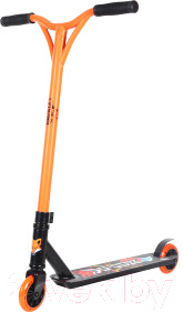 Ateox Fox 2022 100mm PL HIC (3.2кг, черный/оранжевый) Самокат трюковый ...