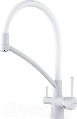 Paulmark Siegen 213111-431TW (белый матовый) Смеситель купить в Минске ...