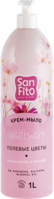 Sanfito Полевые цветы (1л) Мыло жидкое купить в Минске, Гомеле ...