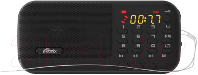 Ritmix RPR-007 (черный) Радиоприемник купить в Минске, Гомеле, Витебске ...