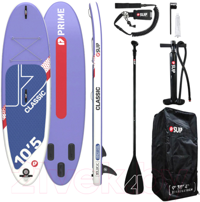 PRIME Classic 10.5x34x6 (пурпурный) SUP-борд купить в Минске, Гомеле ...