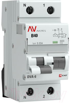 EKF Averes rcbo6-1pn-40C-30-ac-av Дифференциальный автомат купить в Минске, Гомеле, Витебске ...