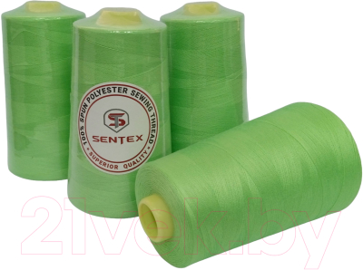 Sentex 100% полиэстер 50/2 5000 ярдов 1088 (4шт) Набор швейных ниток ...
