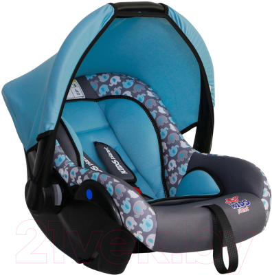 Azard Siger Kids Planet Luna / KRES2559 (лазурные слоны) Автокресло ...