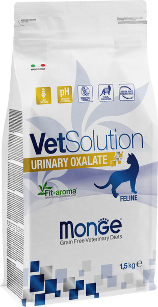 Monge Vet Solution Urinary Oxalate (1.5кг) Сухой корм для кошек купить в Минске, Гомеле ...