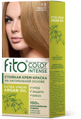 Fito Косметик Fito Color Intense Стойкая 7.3 (115мл, медовая карамель) Крем-краска для волос ...