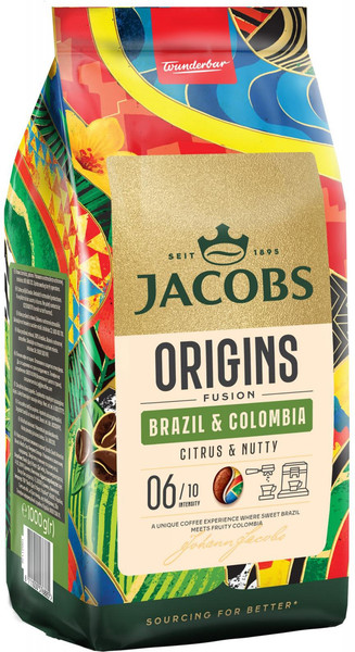 Jacobs South America Blend (1кг) Кофе в зернах купить в Минске, Гомеле ...