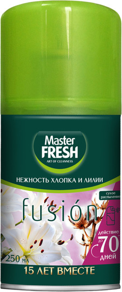 Master Fresh Нежность хлопка и лилии (250мл) Сменный блок для освежителя воздуха купить в Минске ...