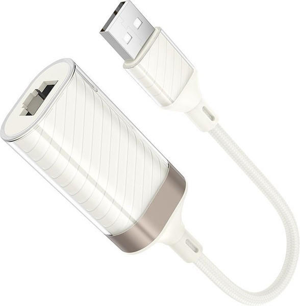 Hoco UA41B Type-C в RJ45 слоновая кость Сетевой адаптер купить в Минске ...