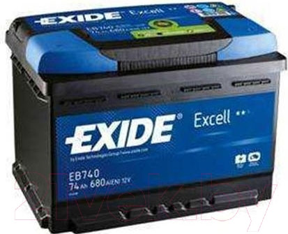 Exide Excell EB741 74 А/ч Автомобильный аккумулятор купить в Минске ...