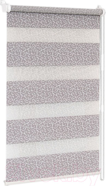 Delfa Сантайм День Ночь Декор СРШ-01МК 45020 57x160, арабески Рулонная штора купить в Минске ...