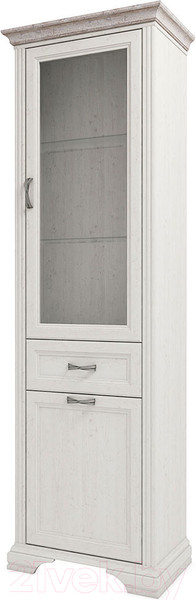 Anrex Monako 1V1D1S сосна винтаж/дуб анкона Шкаф с витриной купить в Минске, Гомеле, Витебске ...