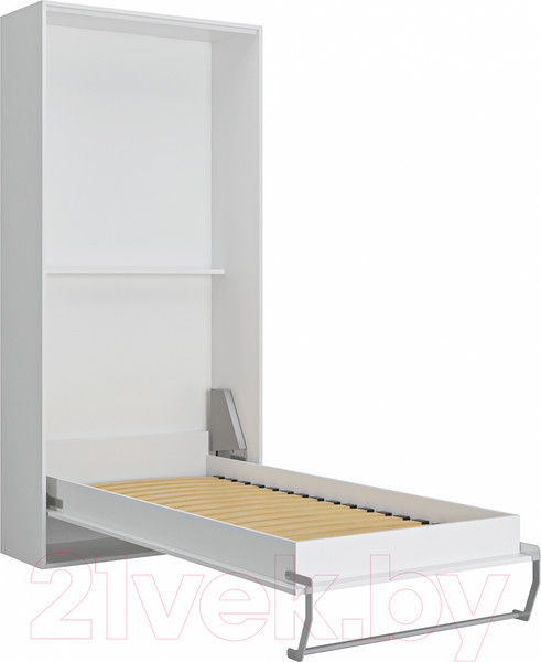 Макс Стайл Kart 18мм 90x200 белый базовый W908 ST2 Шкаф-кровать ...
