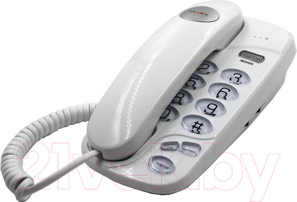 Texet TX-238 белый Проводной телефон купить в Минске, Гомеле, Витебске, Могилеве, Бресте, Гродно