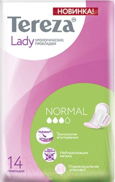 Tereza Lady Normal Одноразовые 14шт Прокладки урологические купить в ...