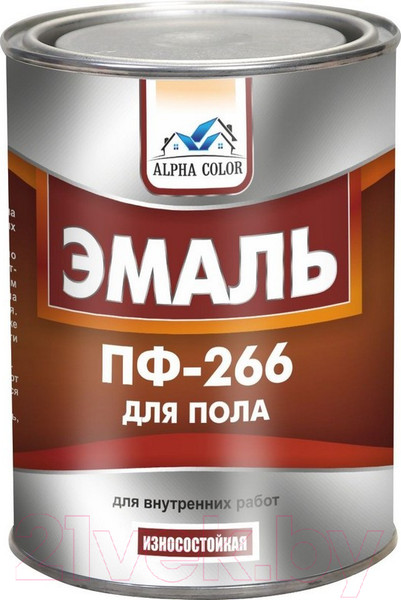 Alpha Color ПФ-266 800г, желто-коричневый Эмаль купить в Минске, Гомеле ...