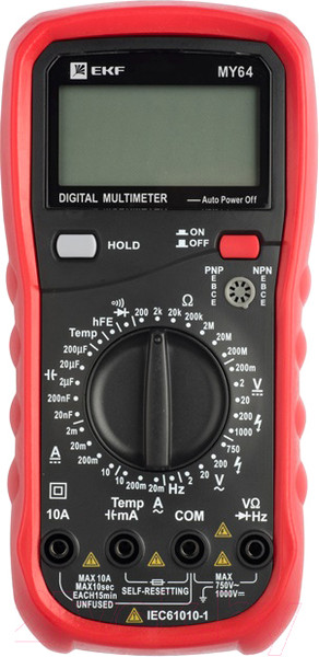 EKF Expert MY64 / In-180701-pm64 Мультиметр цифровой купить в Минске ...