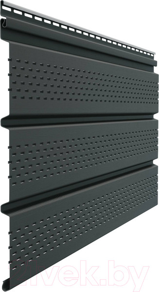 Docke Premium перфорированный графит Софит для крыши купить в Минске, Гомеле, Витебске, Могилеве ...
