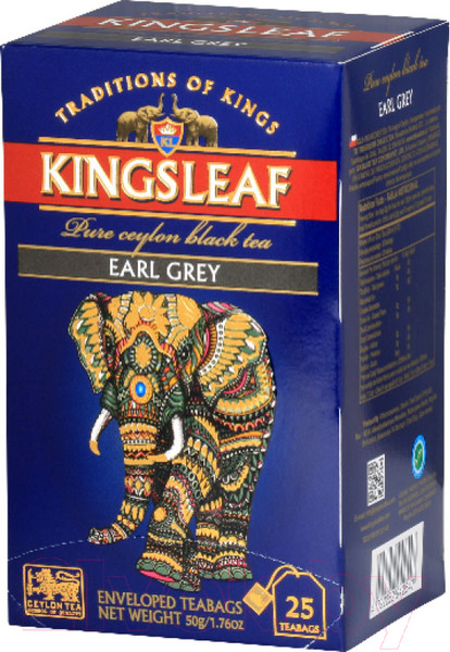 Kings Leaf Earl Grey 25пак Чай пакетированный купить в Минске, Гомеле ...