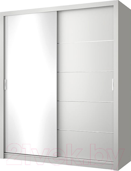 Отзывы на Шкаф-купе Anrex Lyon 180 (серый)