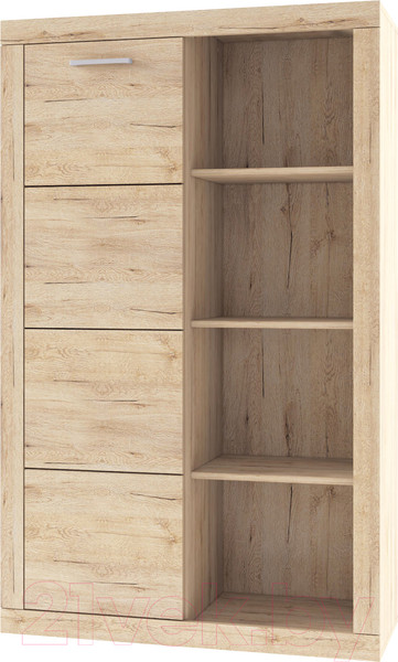 Anrex Oskar 1D комбинированный дуб санремо/дуб бордо Стеллаж купить в Минске, Гомеле, Витебске ...