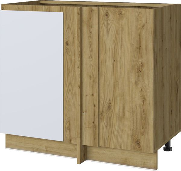 Anrex Set plus угловой 1D/80 дуб наварра/белый Шкаф-стол кухонный купить в Минске, Гомеле ...